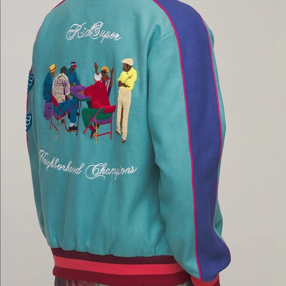 Kidsuper | Jackets & Coats | Kidsuper Neighborhood Varsity Jacket Brand ...